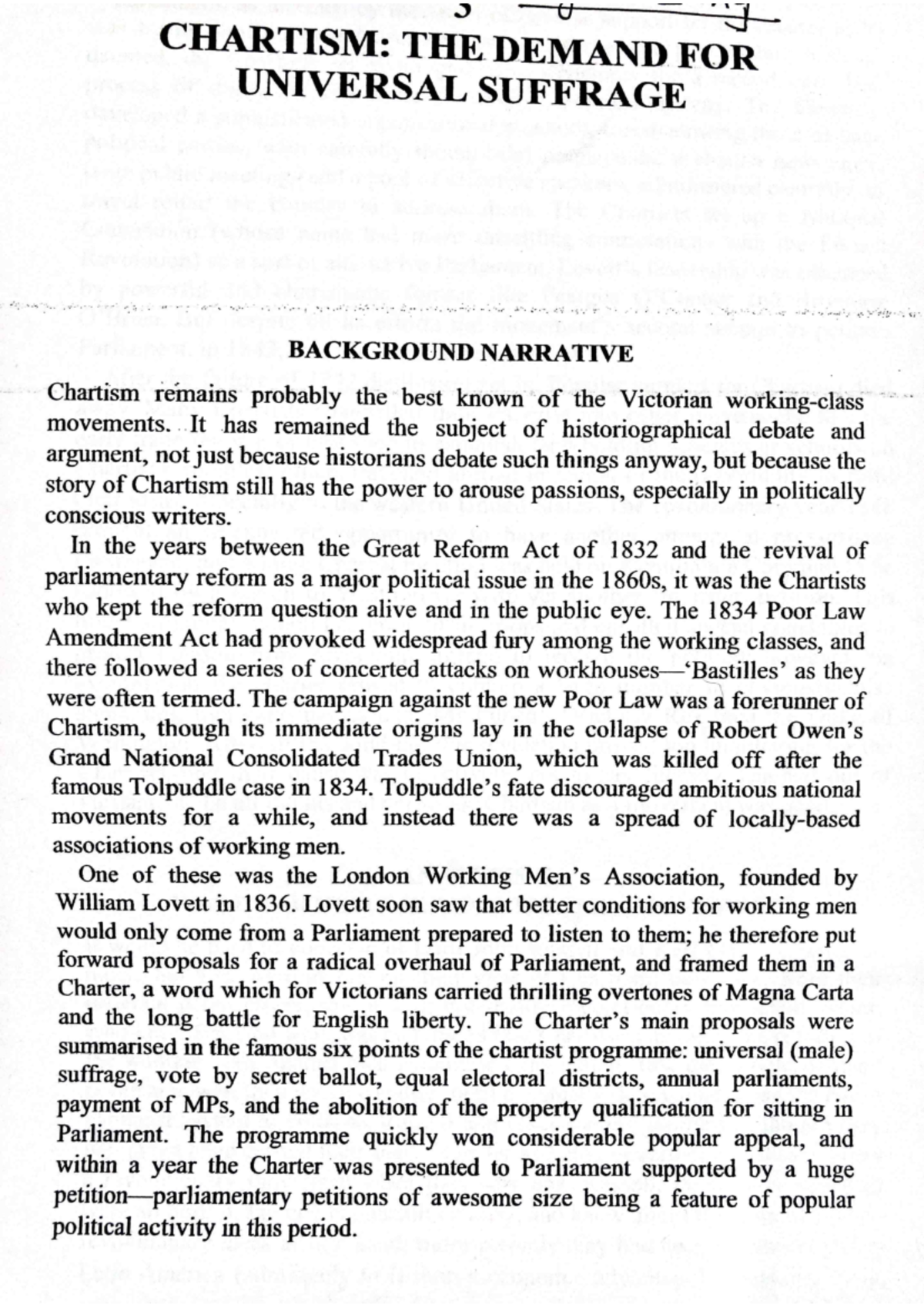 Chartism & Luddism: Class Struggles in 19th Century Britain - Studocu