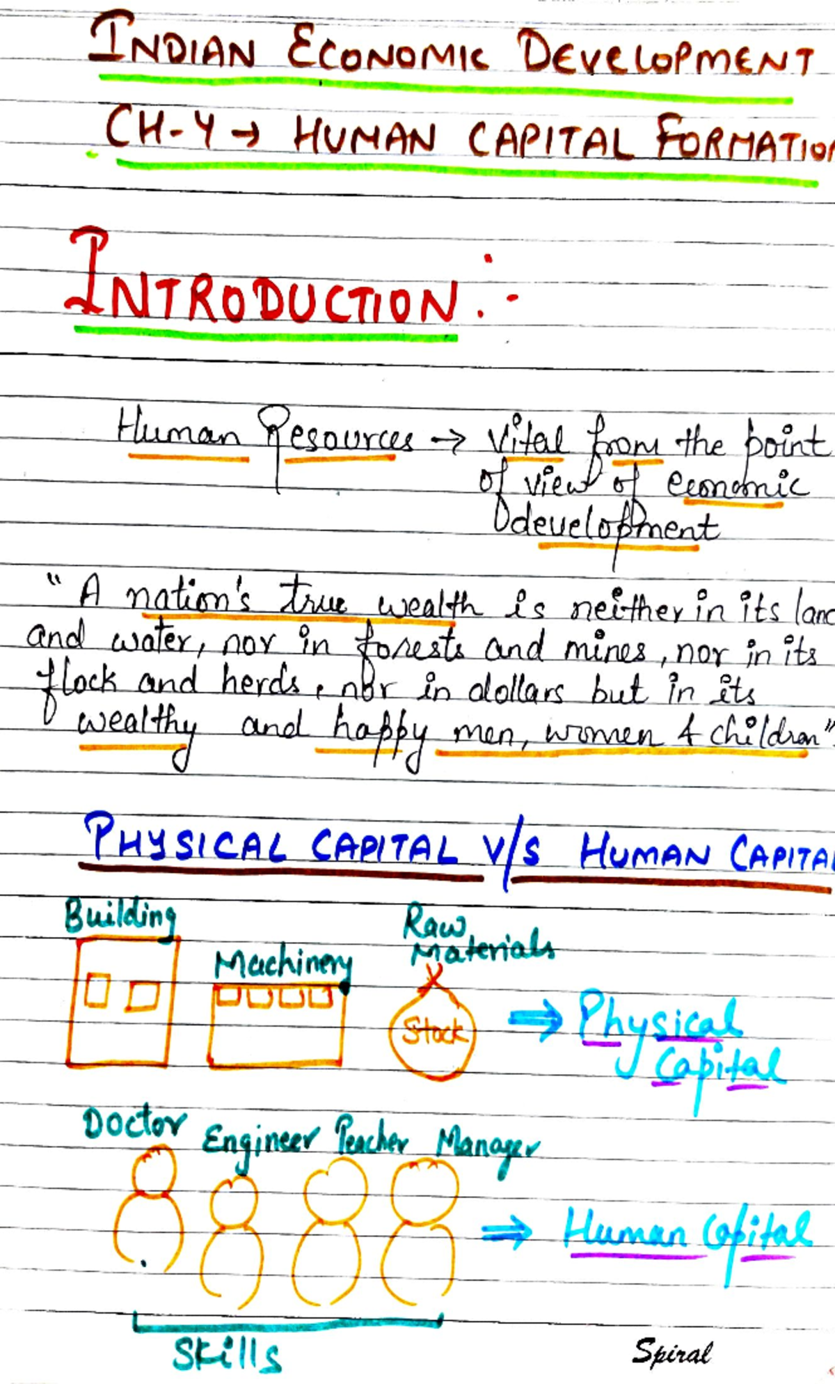 Human Capital Formation in Indian Economic Development: Key Insights ...