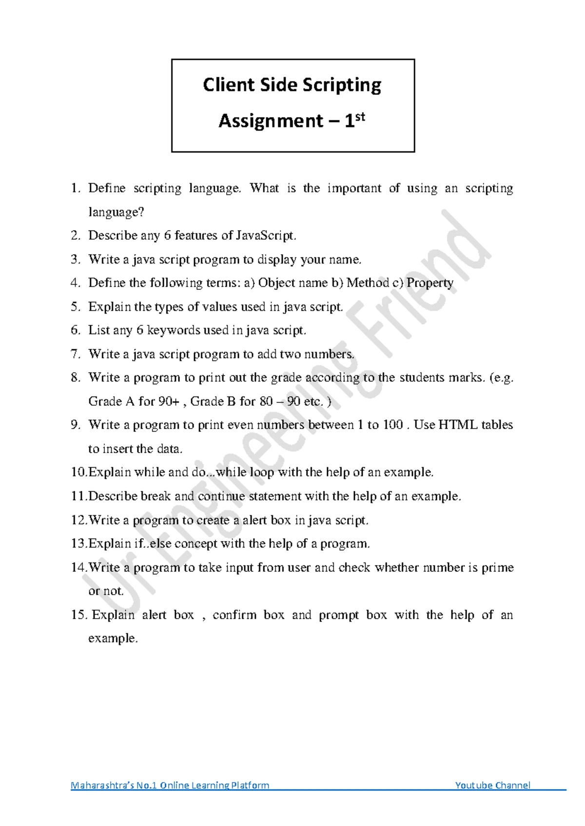 Emerging Trends in Computer Engineering & IT (22618) Learning Material - Studocu