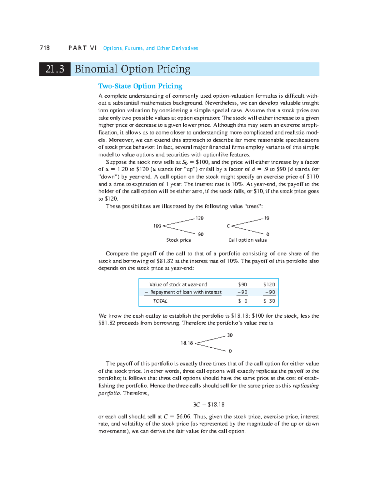 Binomial and Black-Scholes Models: Derivatives Learning Summaries (718 ...
