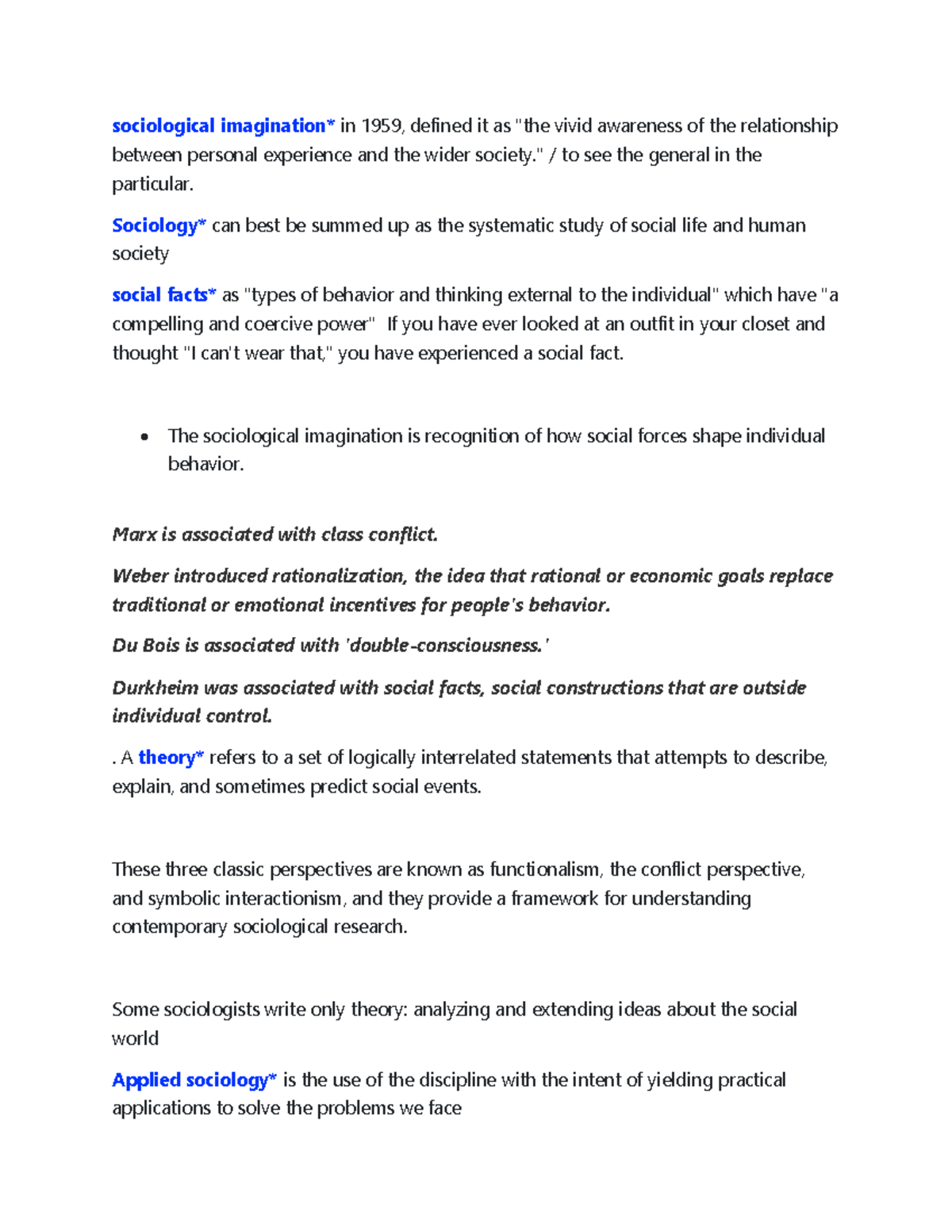C273 Sociological Concepts: Understanding Social Forces and Structures ...