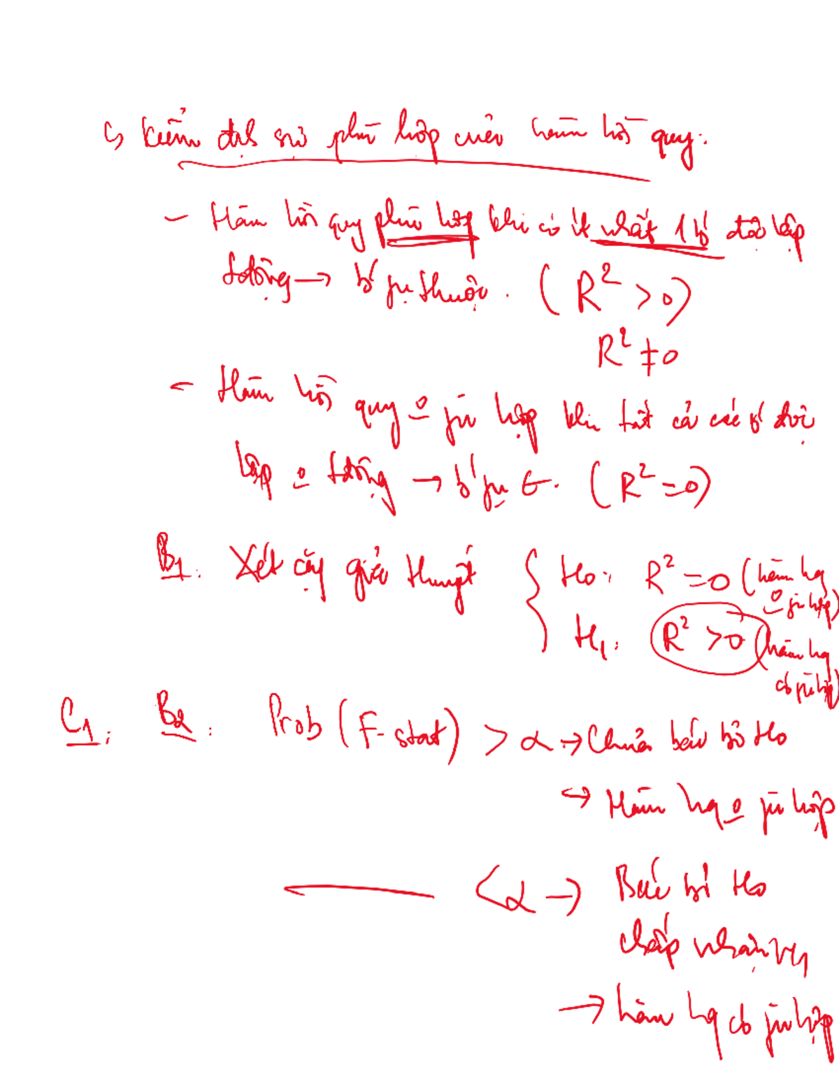 Statistical Analysis Techniques: R² and Hypothesis Testing (KTL 12 ...