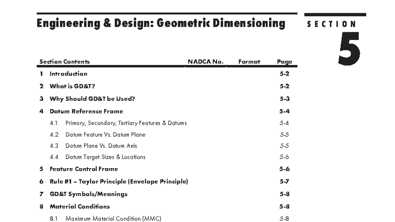 Engineering Design: Geometric Dimensioning Overview (NADCA) - Studocu