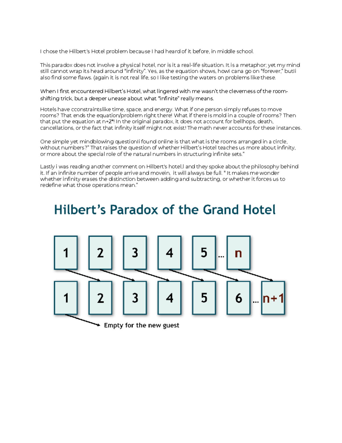 Hilbert's Hotel Paradox: Exploring Infinity and Its Implications - Studocu