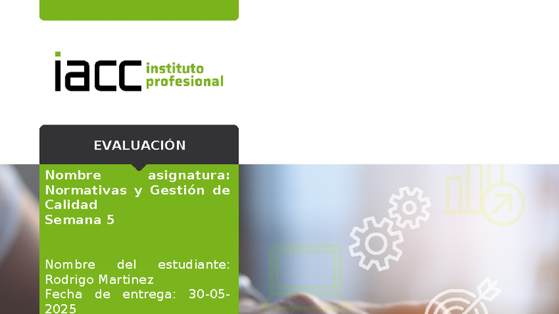 Evaluación de Recursos y Competencias en Gestión de Calidad - TNS ...