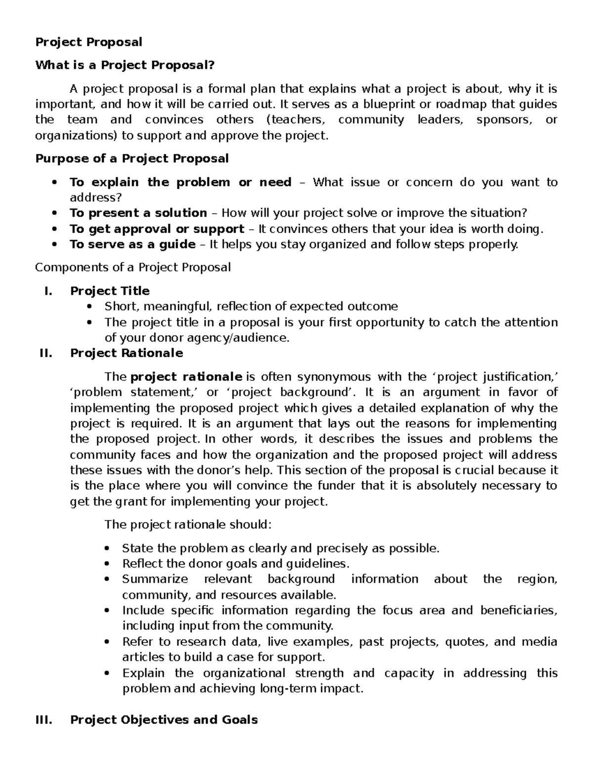 Project Proposal: A Comprehensive Guide to Creating Effective Plans ...