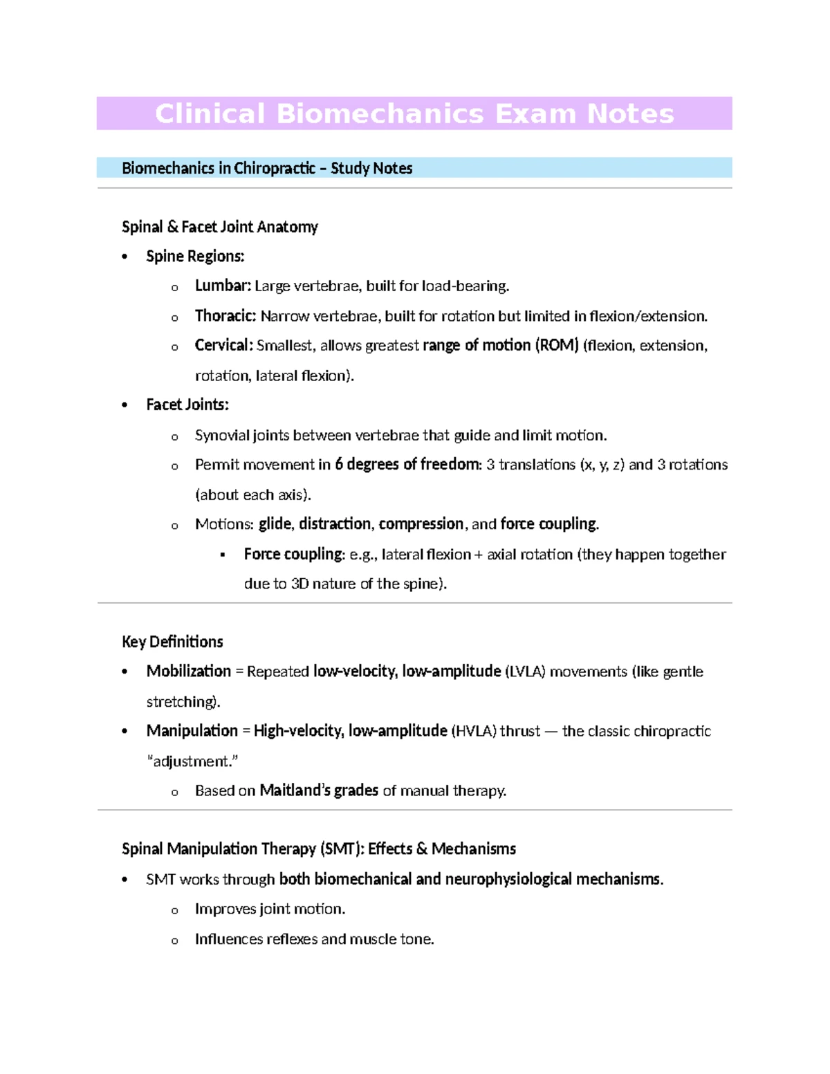 Clinical Biomechanics Exam Notes: Abnormal Gait Patterns Study Guide ...