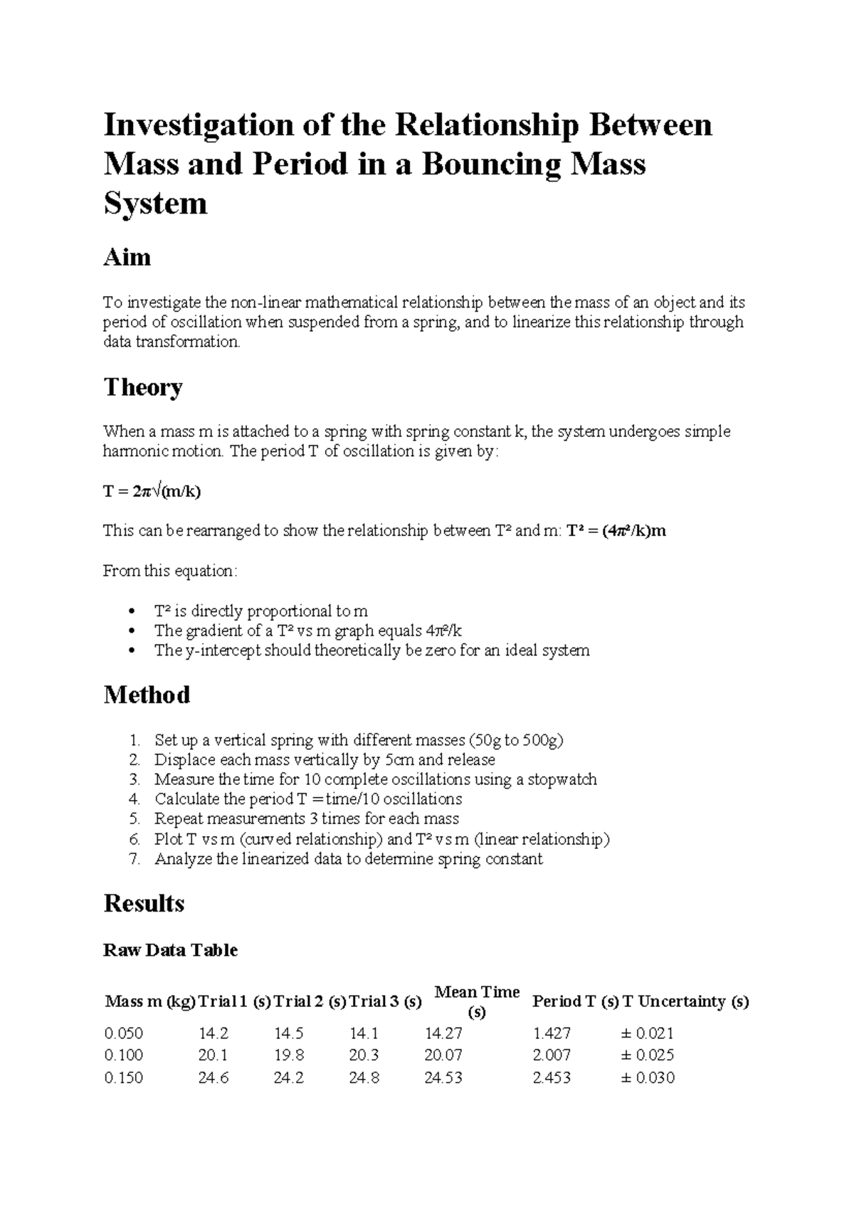 Investigation of Energy Conservation in Bouncing Ball Collisions (PHYS ...