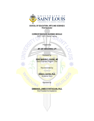 Peta uts - Understanding The Self Activity - School of Education ...