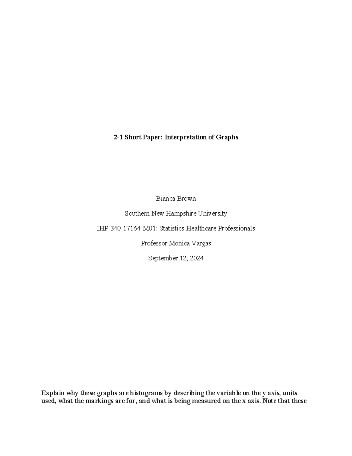 IHP-340-17164-M01: Short Paper on Graph Interpretation & Age Trends ...