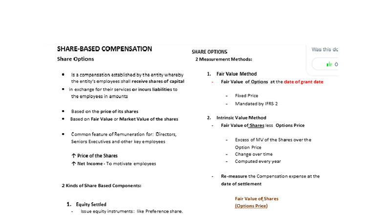 Share-Based Compensation Insights: Share Options Overview (FIN 101 ...