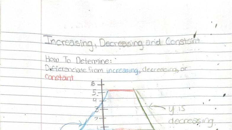 Math 115: Analyzing Increasing, Decreasing, and Constant Functions ...