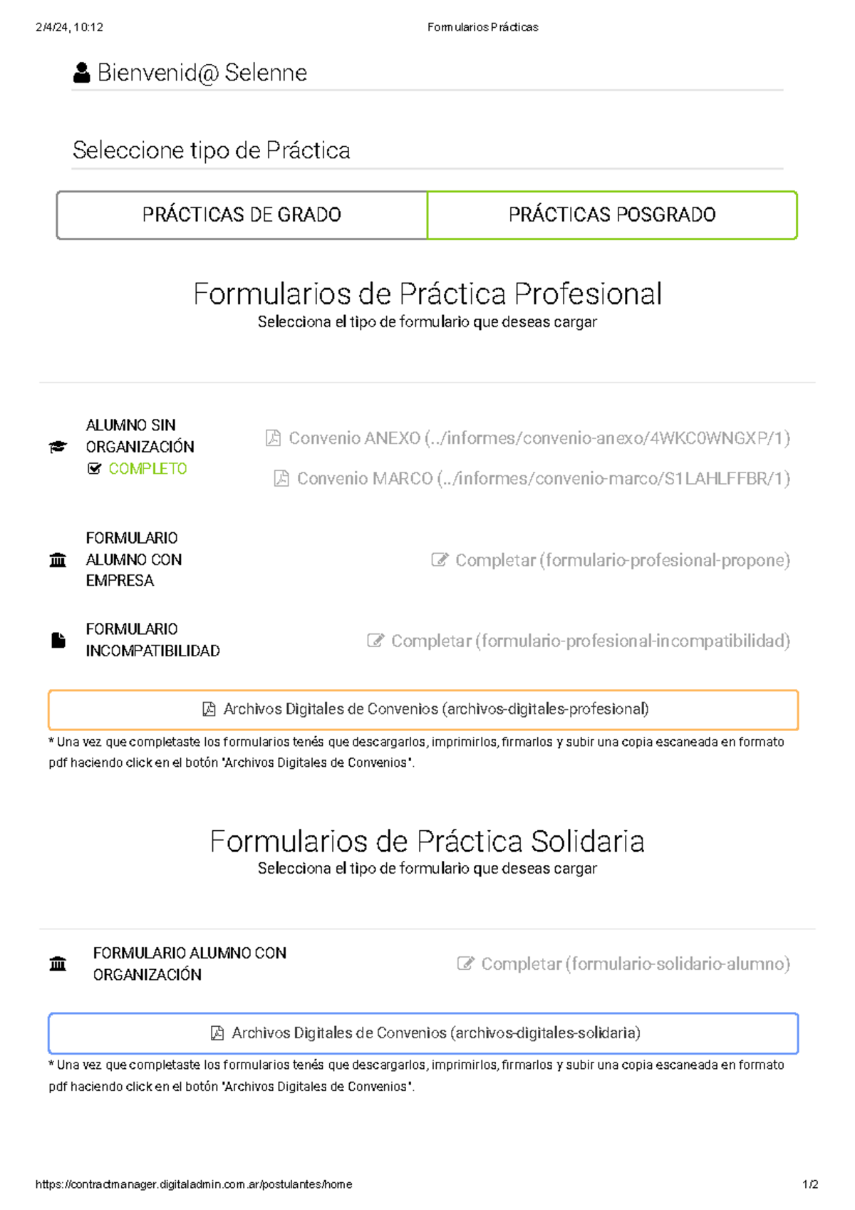 Formularios Prácticas - 2/4/24, 10:12 Formularios Prácticas - Studocu