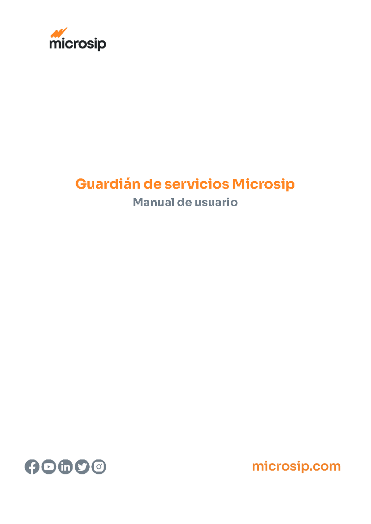 Manual DE Microsip - MATERIA: Instalación y Monitoreo del Guardián - Studocu