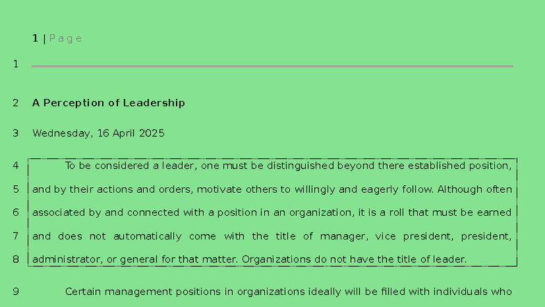 CSC401 Leadership Perception: Insights from Management Theory - Studocu