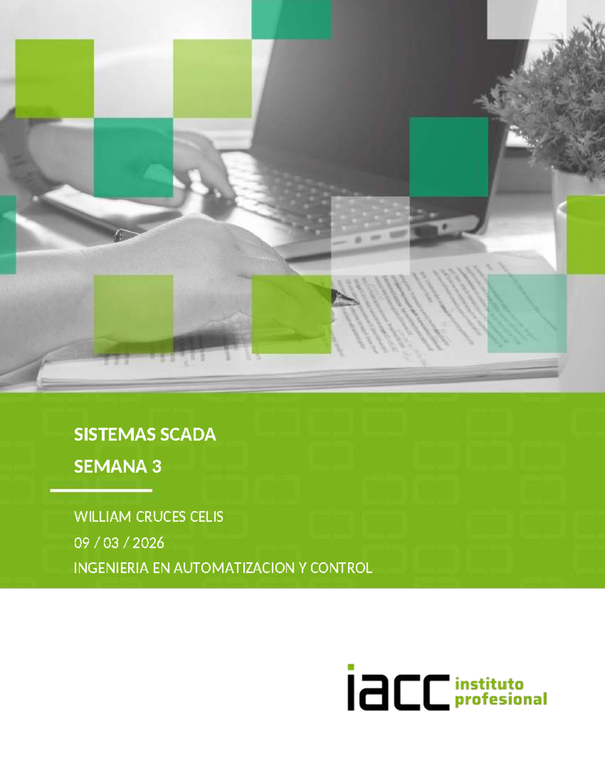 SISTEMAS SCADA SEMANA 3: Automatización en FRUCHILE - IACC - Studocu