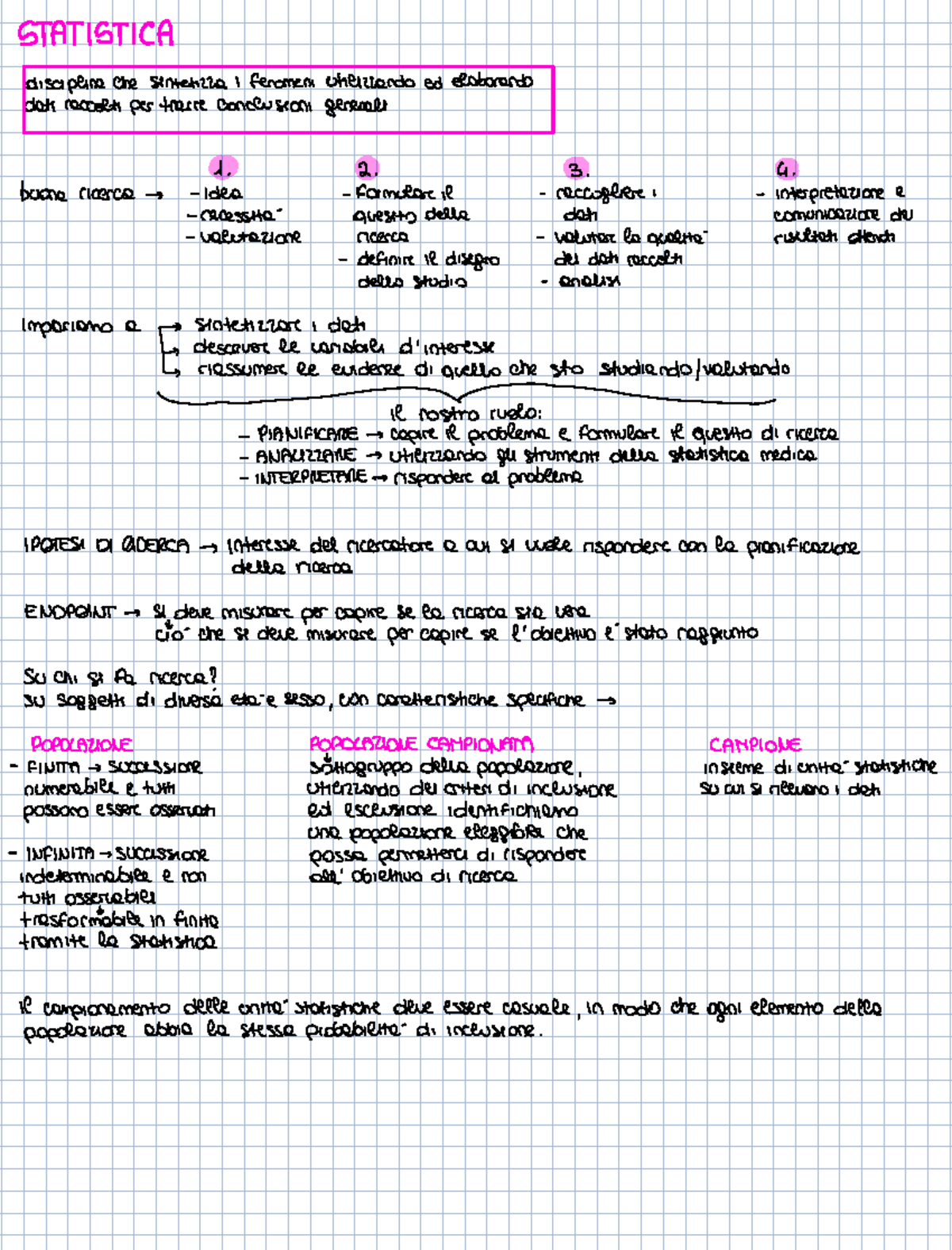 STATISTICA: Analisi e Metodologie di Ricerca - Corso ...