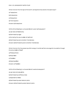 ESSH 1101 Homework Unit 03 Ecosystems 16th Ed(1) a NS - ESSH 1101 ...