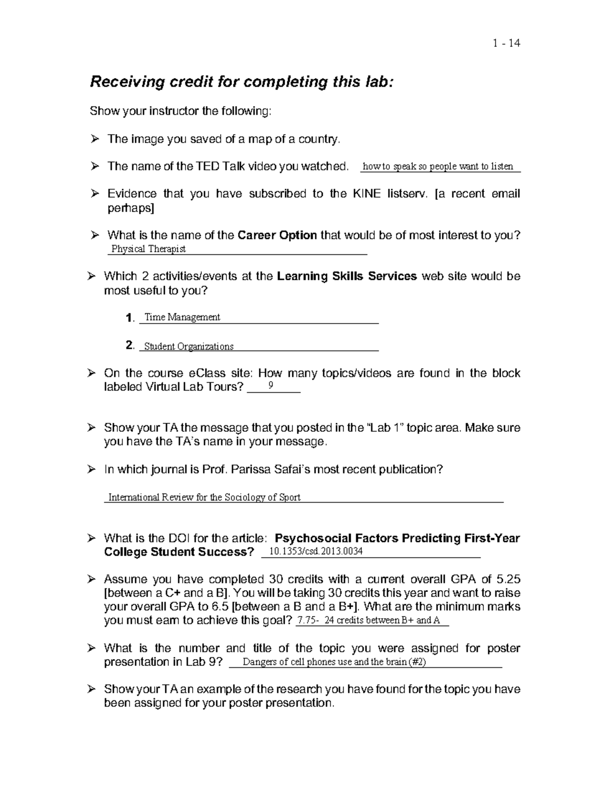 Lab Manual F2025: Completing Lab Requirements and Assignments - Studocu