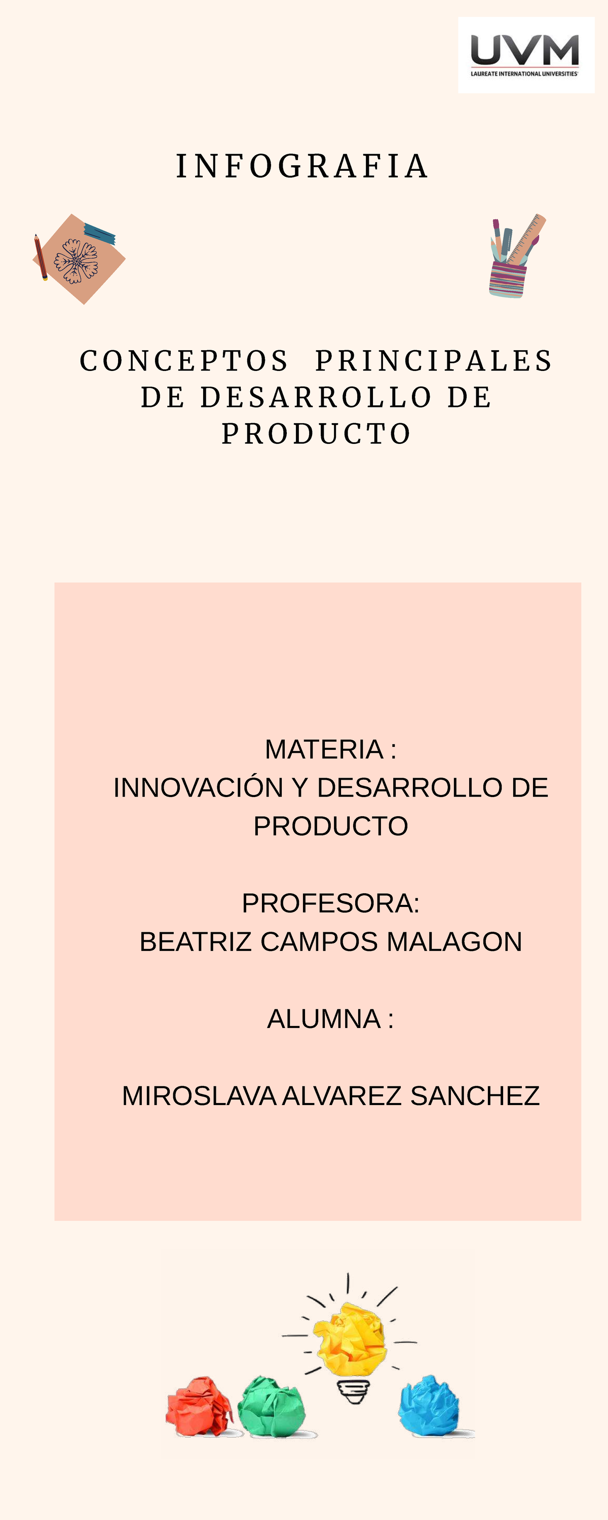 A#1 MAS - INFOGRAFIA - Innovación y Desarrollo de Productos - C O N C E P T O S P R I N C I P A ...