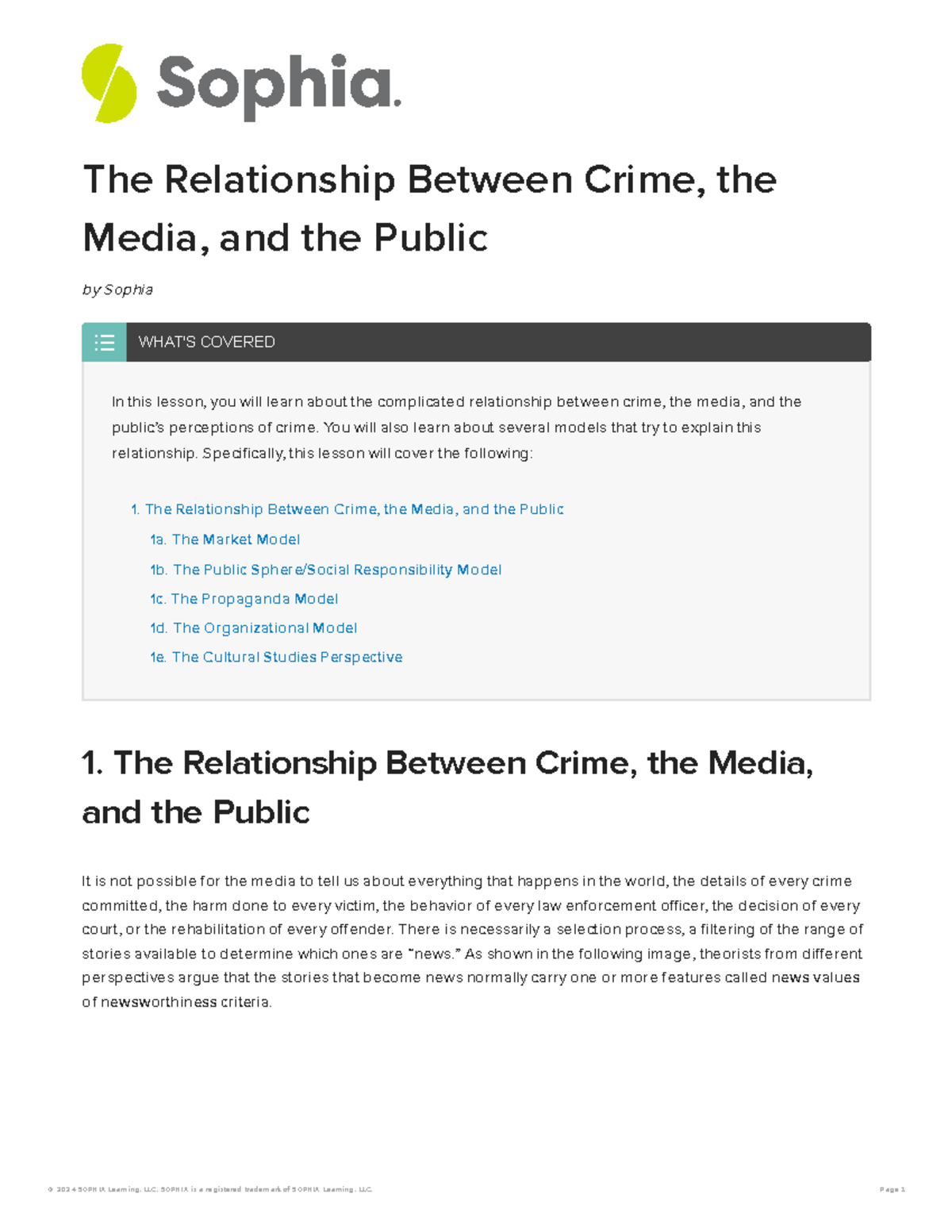 The Relationship Between Crime, Media, and Public Perception: An ...
