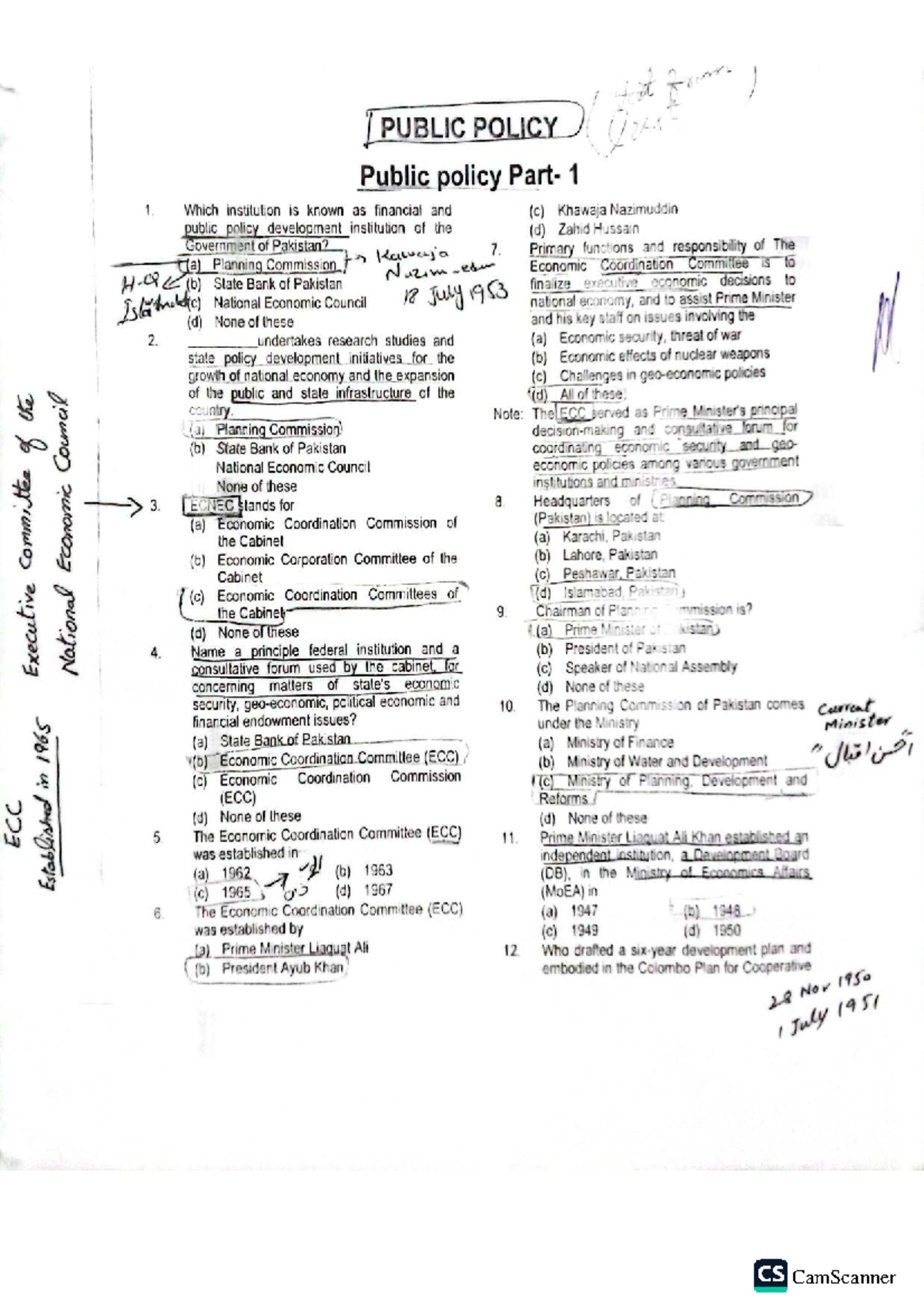 Public Policy Notes - PRACTICE (CS 101) - Studocu