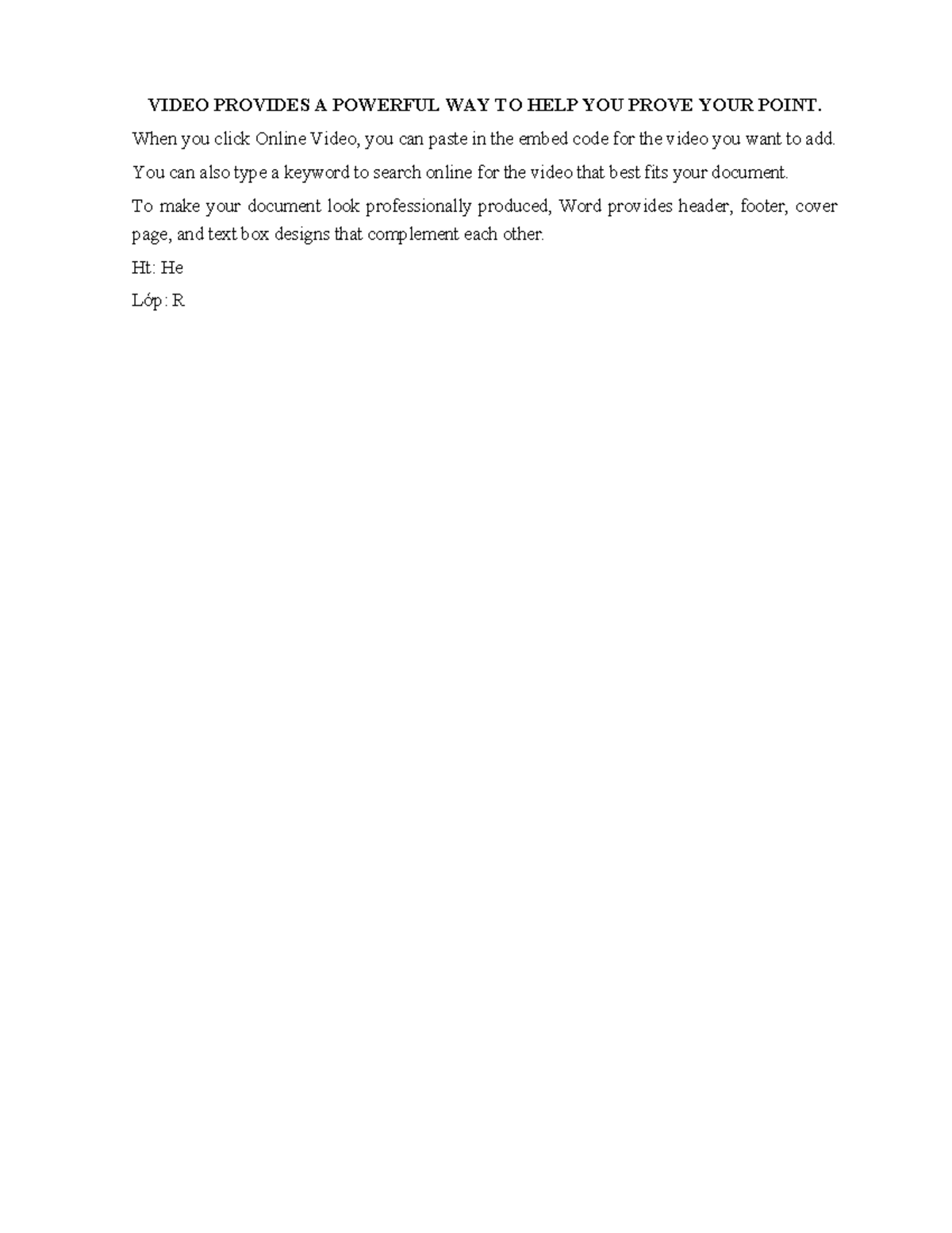 F3 - Using Online Video to Enhance Document Presentation - Studocu