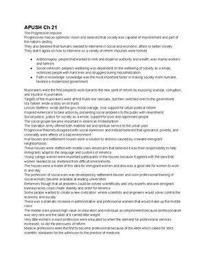 Apush ch 22 - Apush Ch 22 A New Era The Big Stick: America and The ...