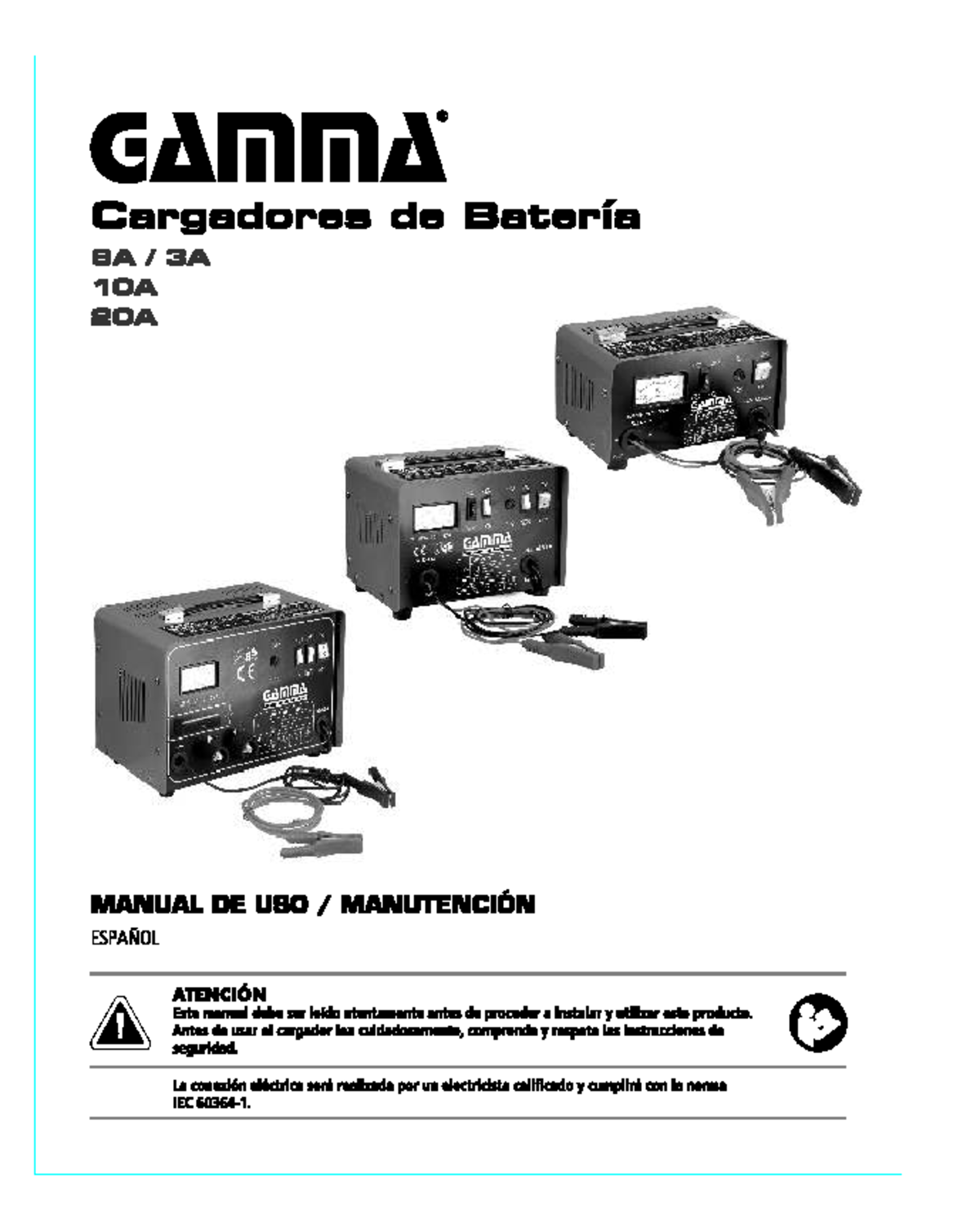 Cargador de Batería Portátil 6A G2704 - Manual de Uso y Seguridad - Studocu