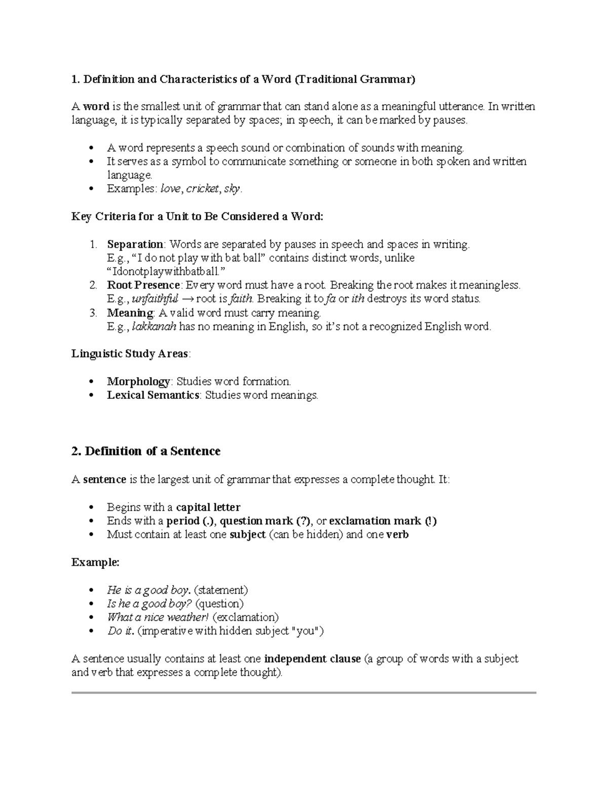English Grammar: Definitions, Parts of Speech, and Sentence Structure ...