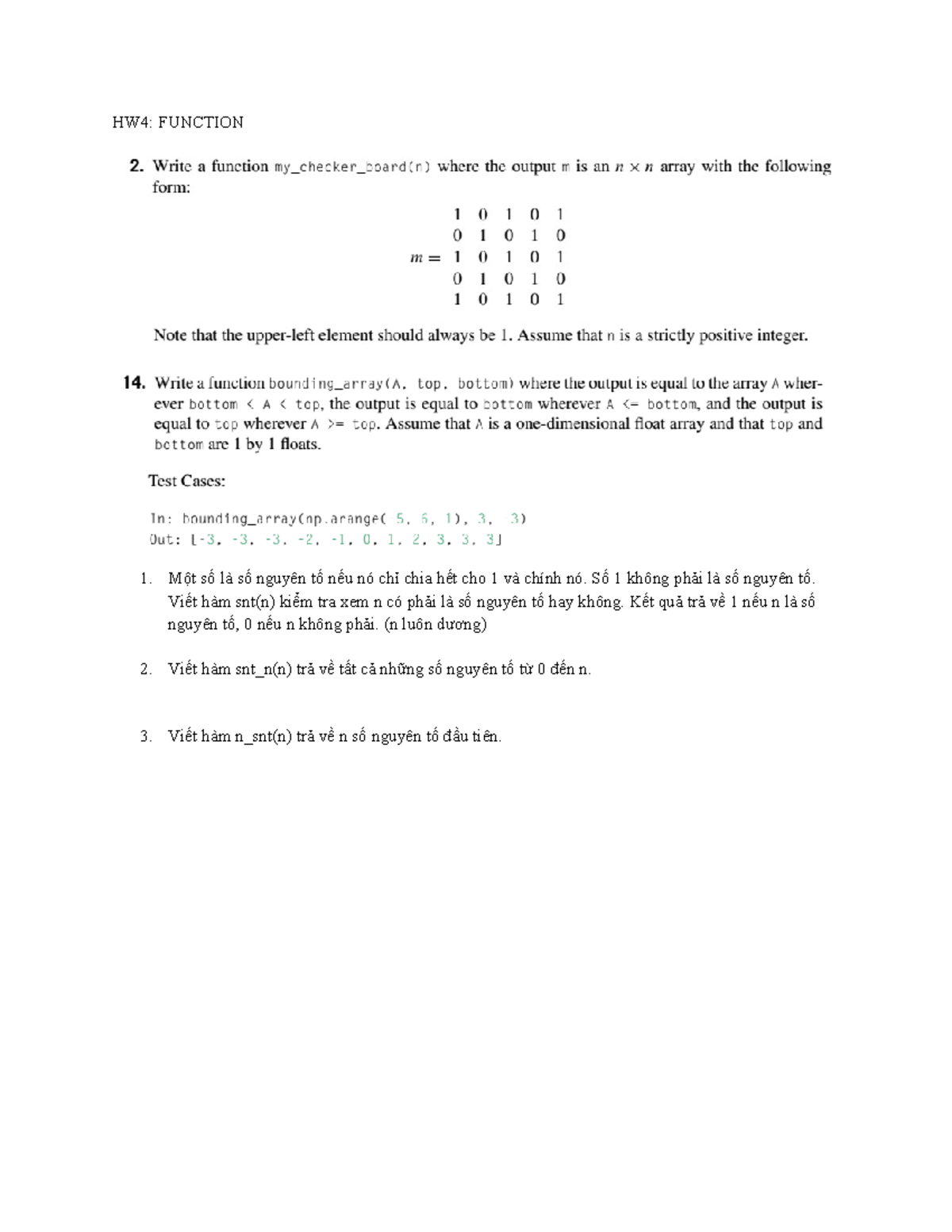 Bài tập số 4 Python - Môn Lập trình căn bản - HW4: FUNCTION Một số là ...