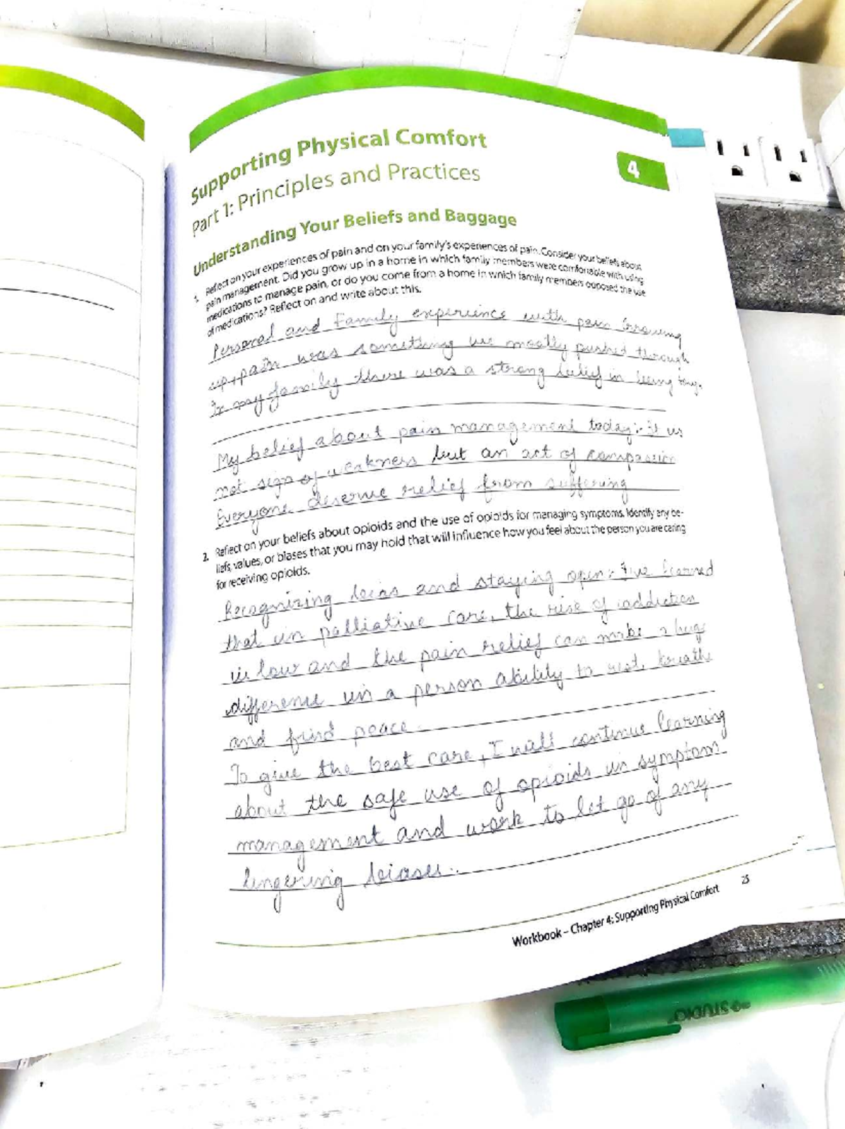 Supporting Physical Comfort: PSW Workbook on Pain Management and ...