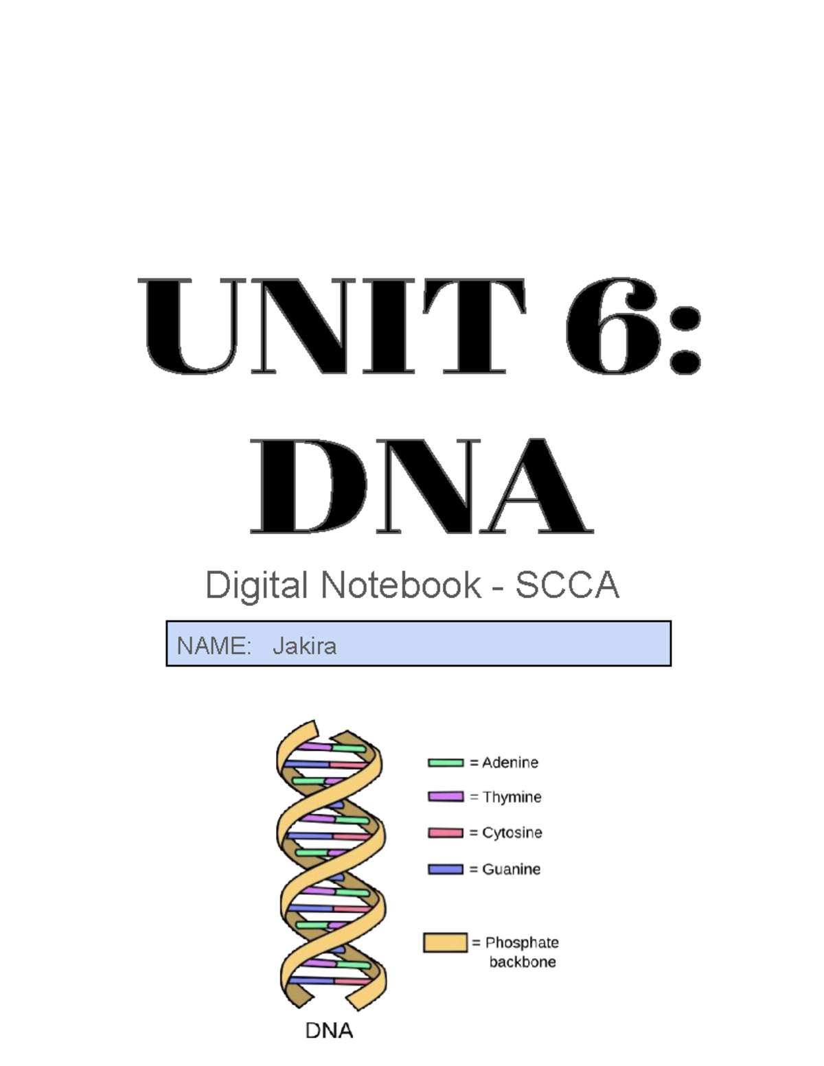 Unit 8: DNA Overview and Functions - Studocu