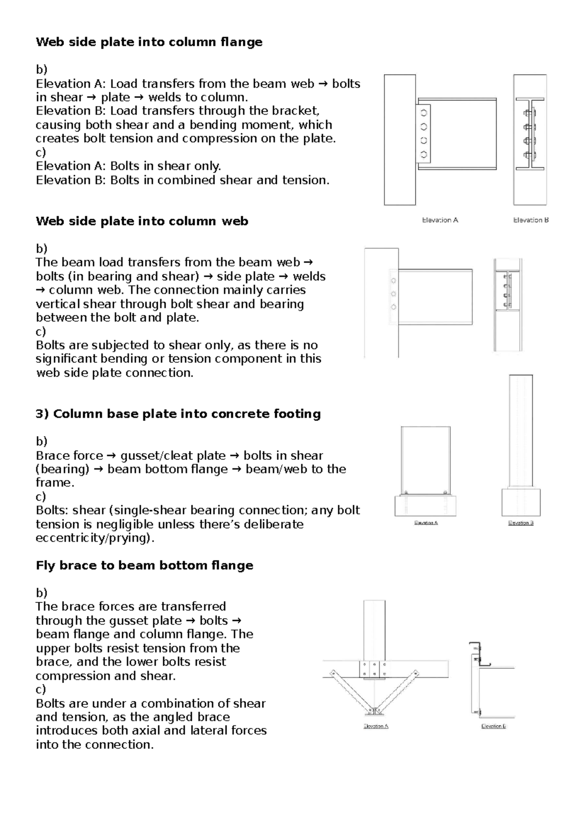 Tutorial 4: Load Transfer Mechanisms in Structural Connections - Studocu