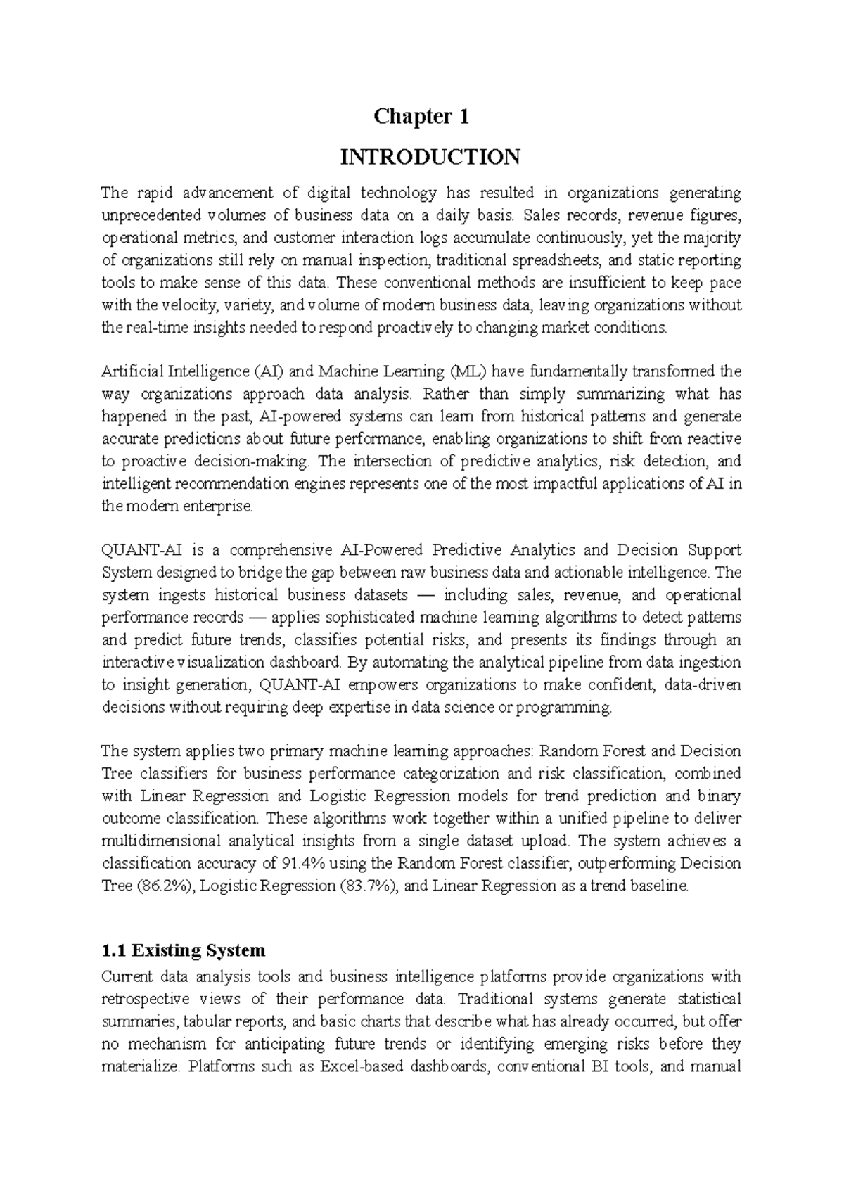 Final Project Report: Predictive Analytics & Decision Support System ...