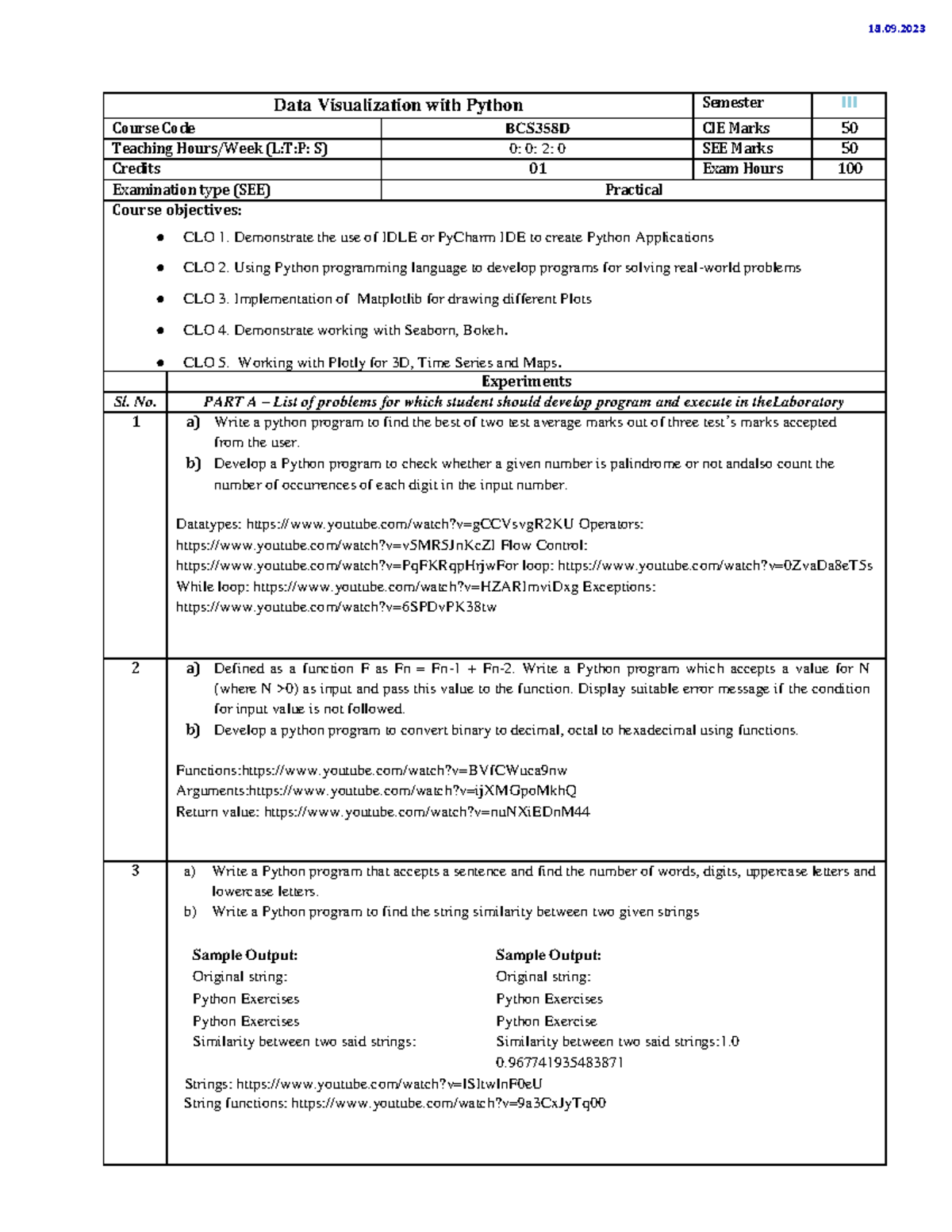 BCS358D - Practical Data Visualization Using Python Techniques - Studocu