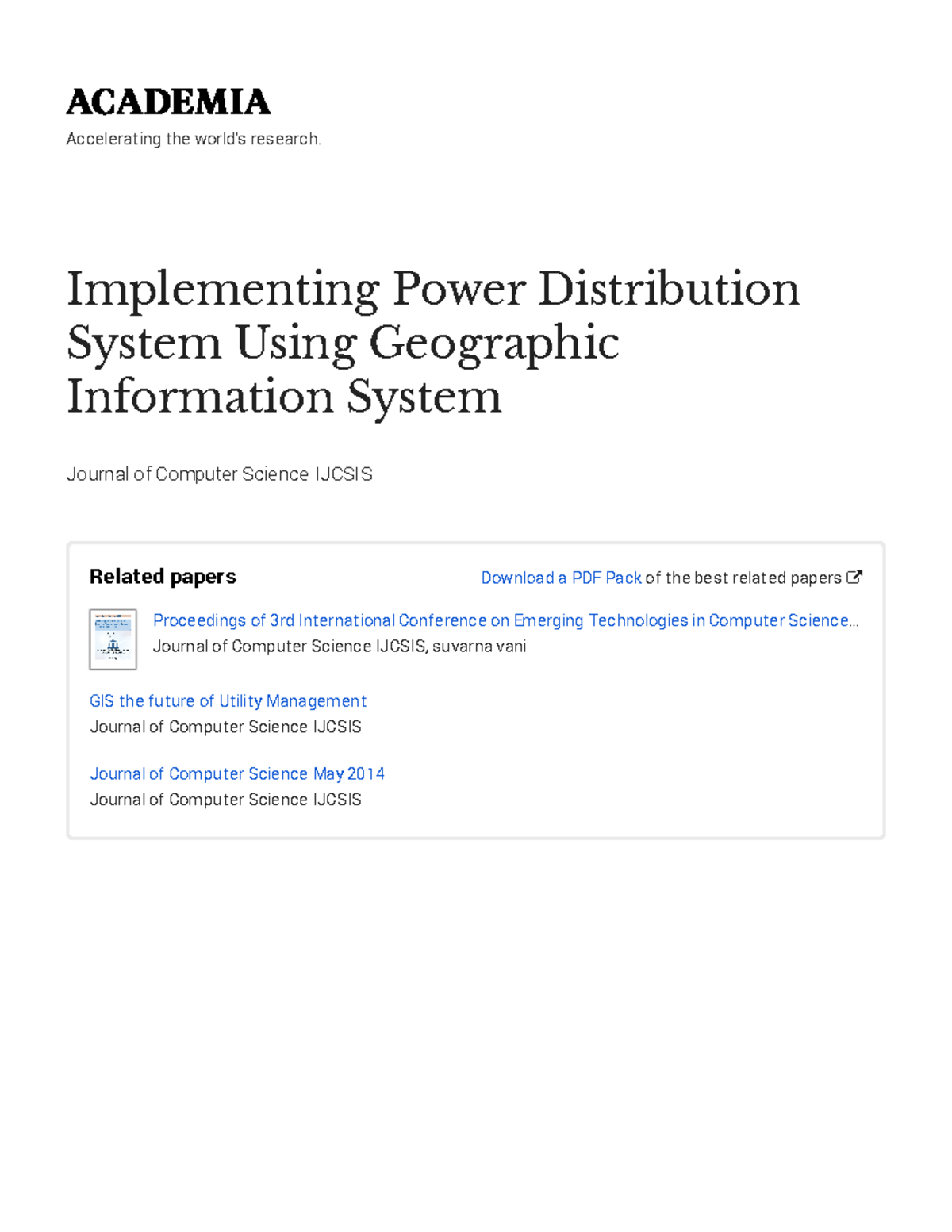 mapping power distribution network using GIS technology - Accelerating ...