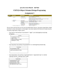 CSIT121 Mandatory assignments - UOW - Studocu