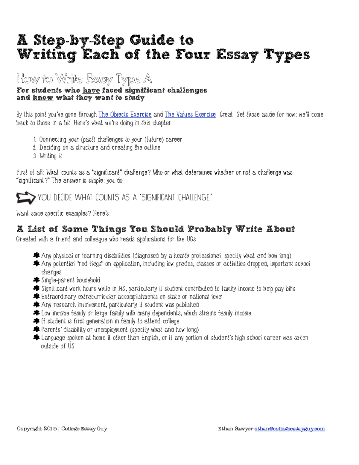 How to Write Different Essay Types: A Comprehensive Guide (CEG 5) - Studocu