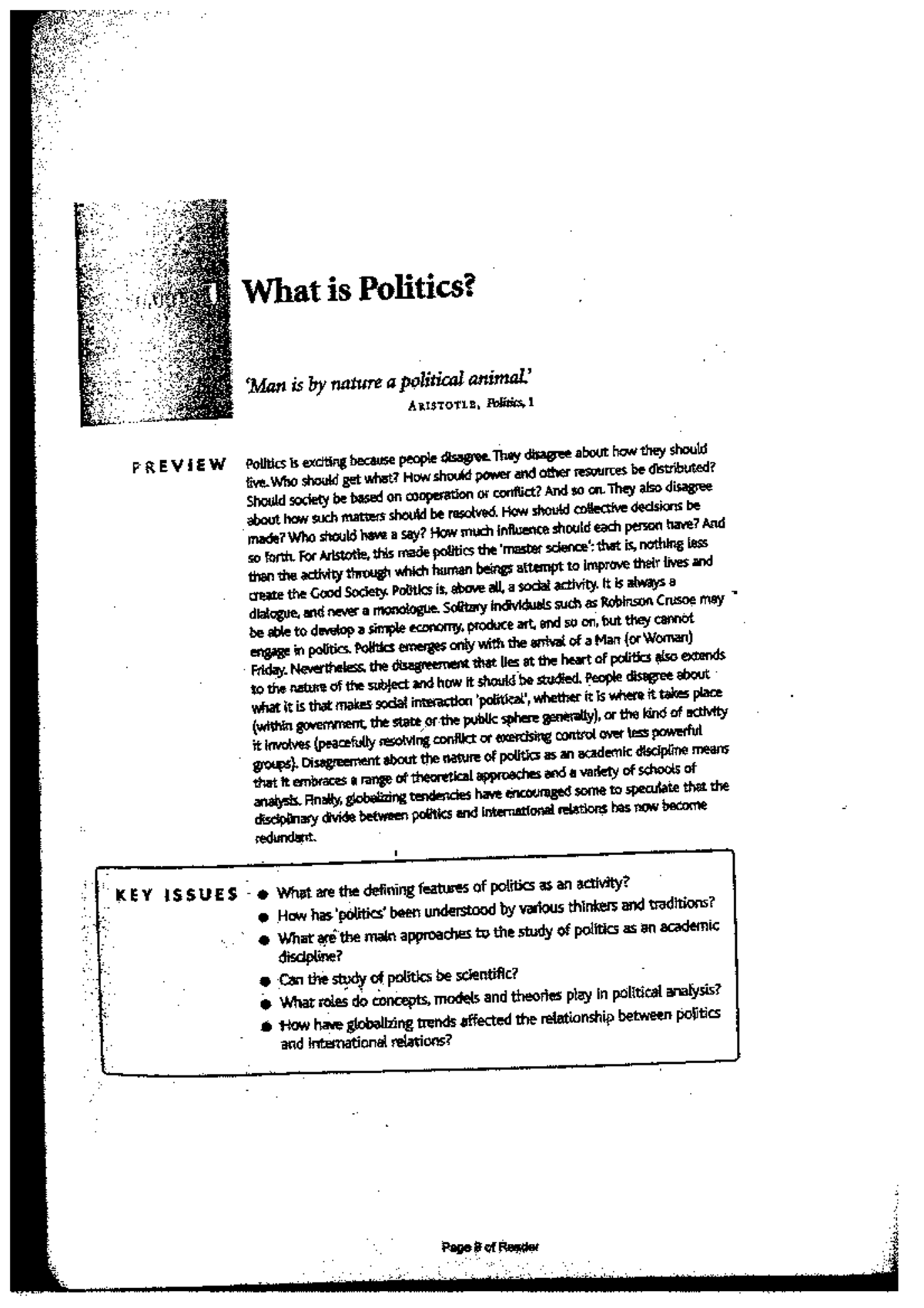 Understanding Politics: Key Concepts and Theories in POL1004F Notes ...
