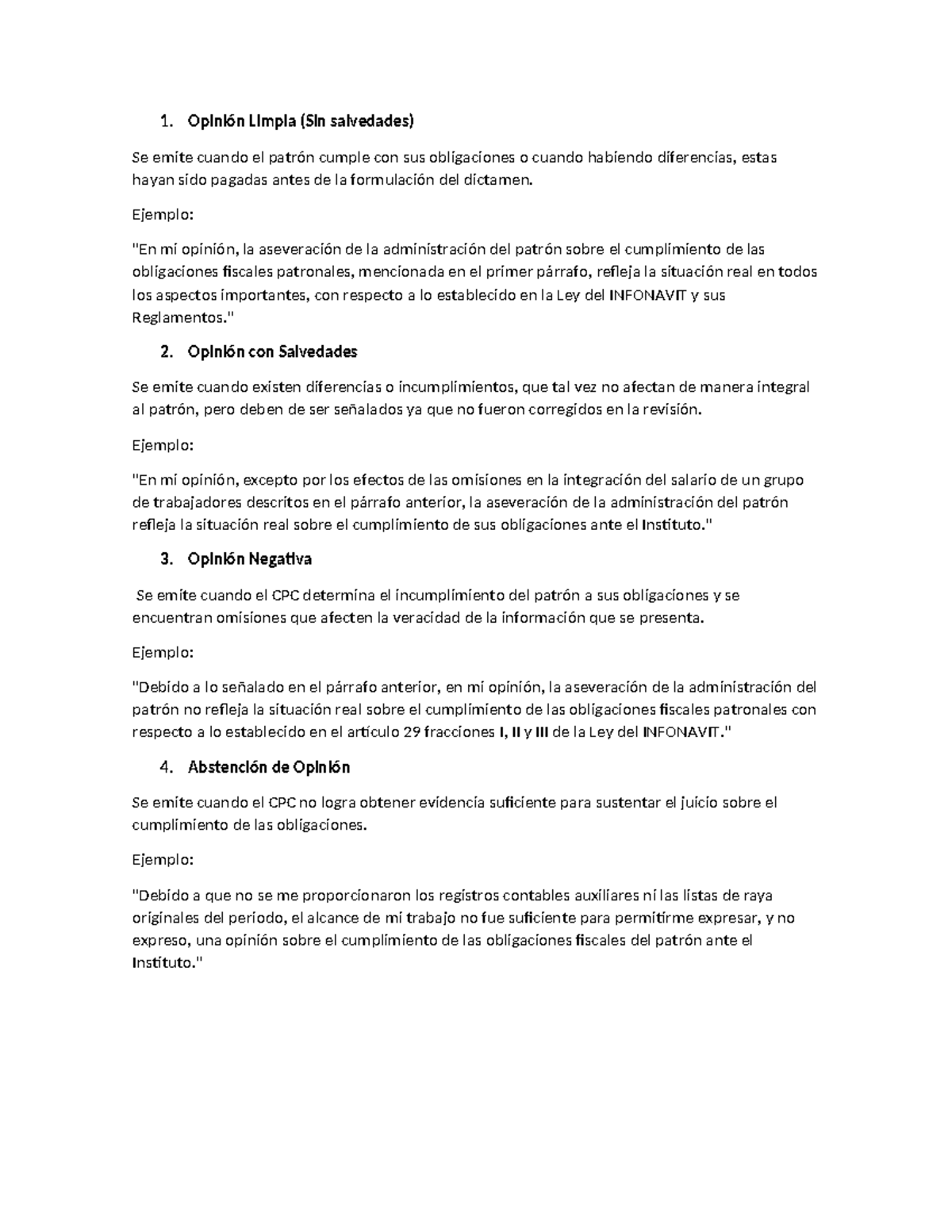 Examen 3er Parcial: Opiniones sobre Dictámenes Fiscales - Studocu