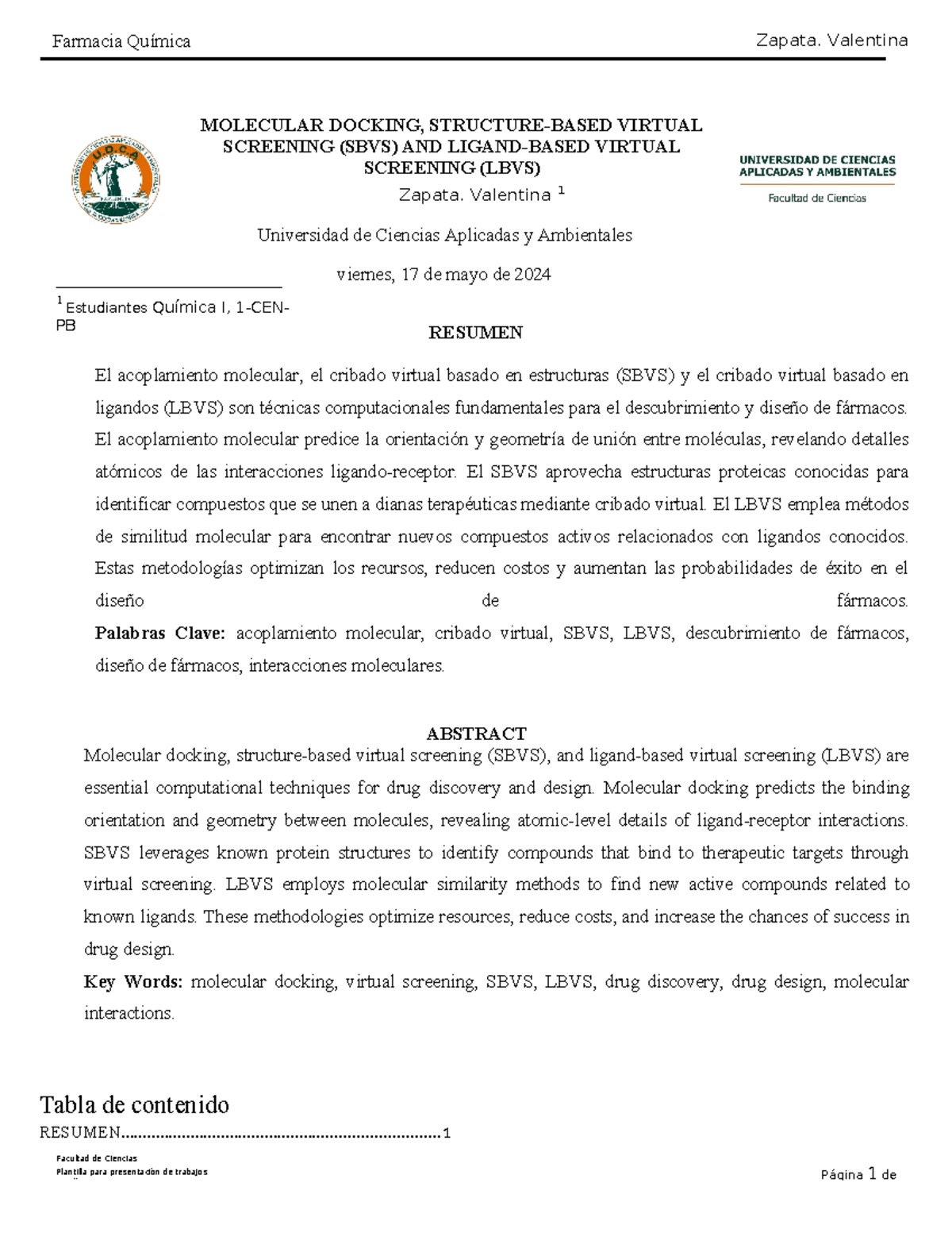 Molecular Docking, Structure- Based Virtual Screening (SBVS) AND Ligand- Based Virtual Screening ...