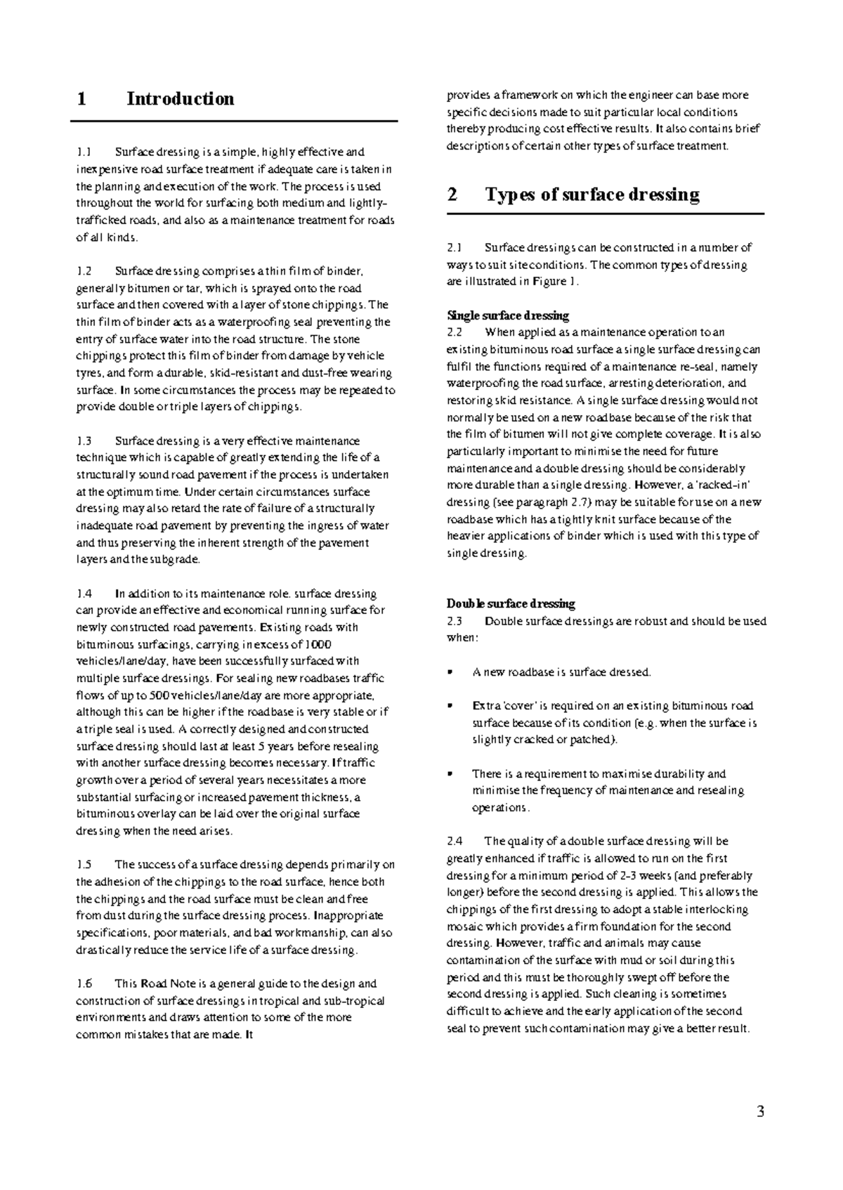 Types of Surface Dressing Techniques - Note03 Guide - Studocu