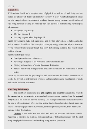 EPQ-R - practical - Description of the test The Eysenck Personality ...