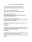 D077 - Concepts in Marketing, Sales, and Customer Contacts - Studocu