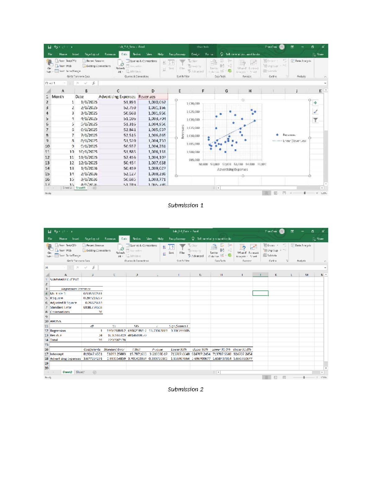 Lab 7-9 Excel SS: Chart Tools & Data Analysis Techniques - Studocu