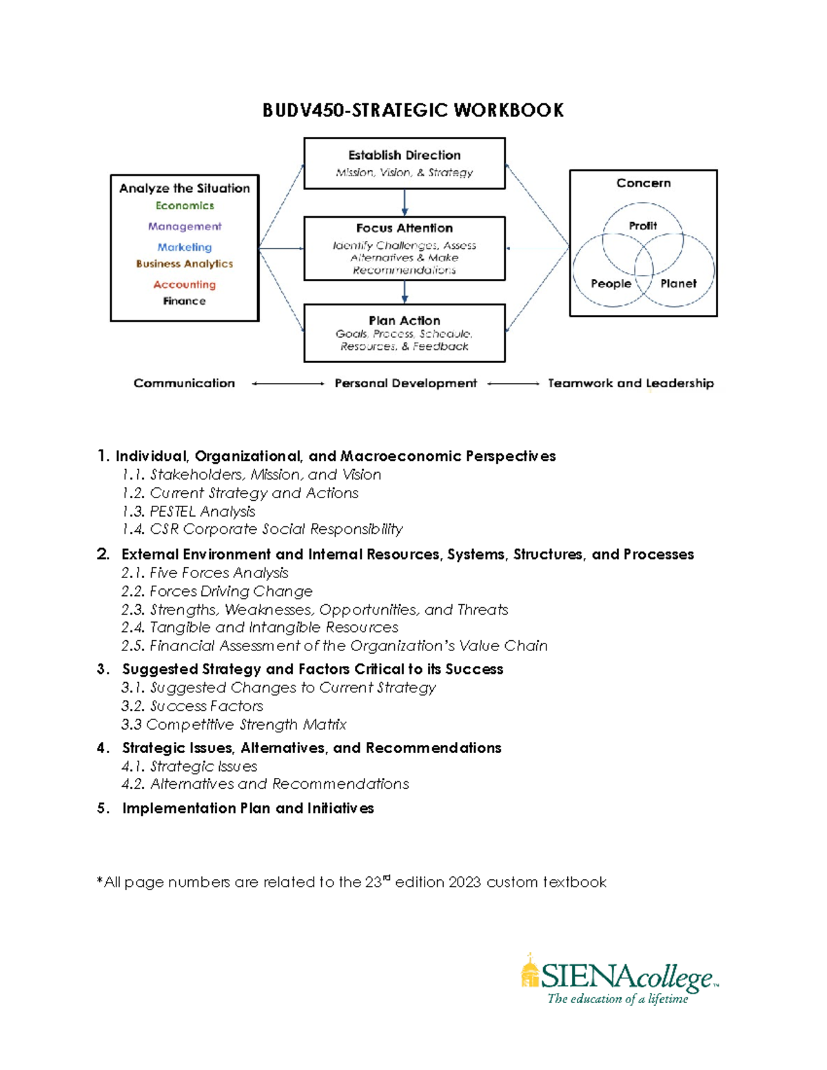 BUDV450-Strategic Analysis Workbook for Ice Fili - 2023 Edition - Studocu