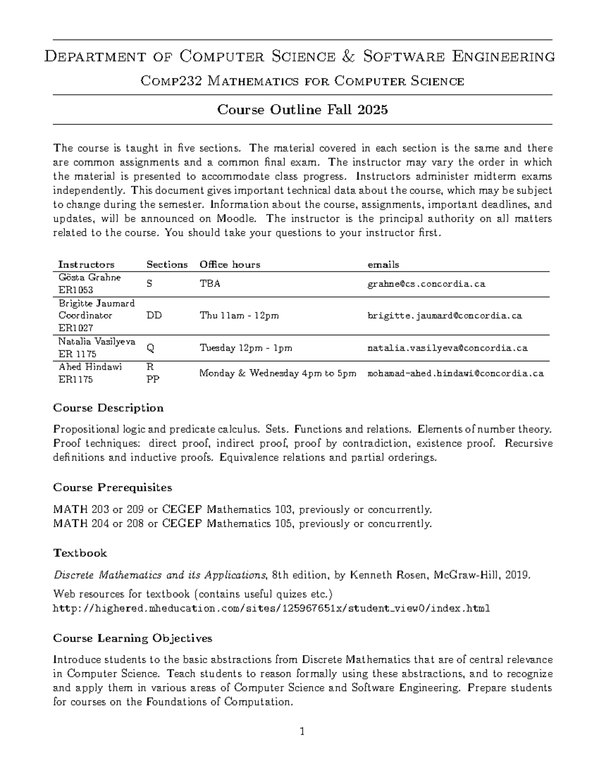COMP232 Software Engineering Course Outline - Fall 2025 - Studocu