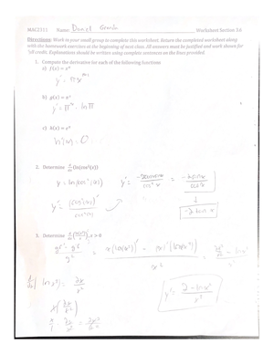 Calc1Final Exam Guide - Calculus 1 Final Exam Review Please review the questions below. (Chapter ...