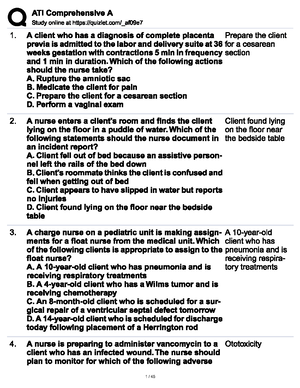 [Solved] SOAP notes for 8year old diagnosed ADHD Reference ...